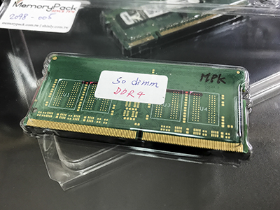 2098005 ddr so dimm memory ram module packaging plastic box esd clamshell