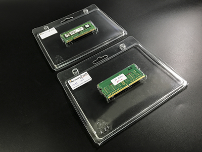 2098005 ddr so dimm memory ram module packaging plastic box esd clamshell