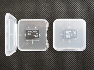 memory card mini case jewel box cf microsd sd