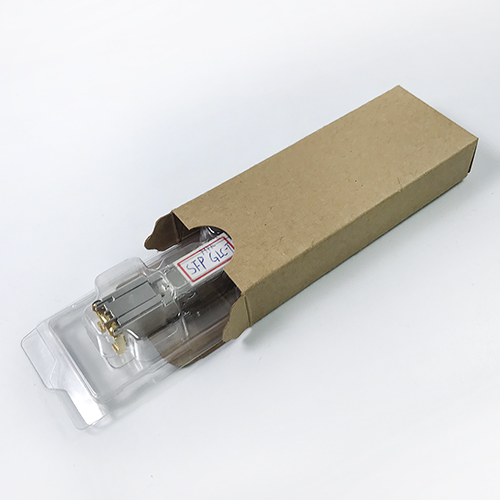 Transceiver packaging plastic box clamshell container SFP QSFP CFP2 ...